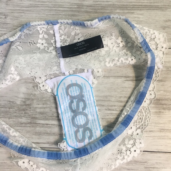 ASOS | Intimates & Sleepwear | Asos Lingerie Gingham Lace Bra Panties ...